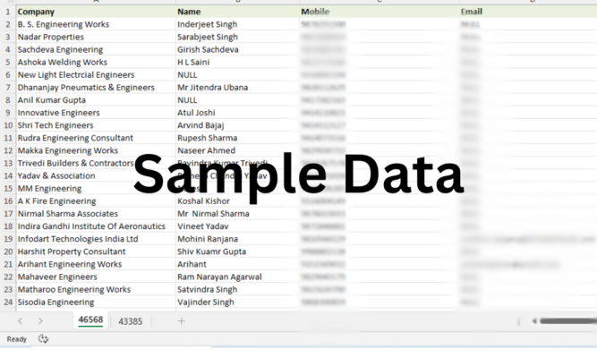 Engineers Data - All India Database