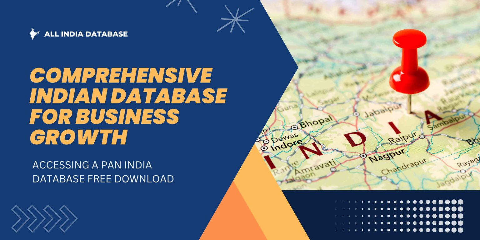 Comprehensive Indian Database for Business Growth - All India Database